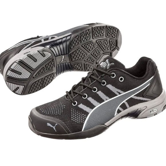 Puma | Shoes | Nwt Puma Womens Black Celerity Knit Steel Toe Work Shoes ...